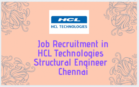 Job Recruitment in HCL Technologies | Structural Engineer | Chennai