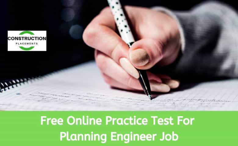 Planning Engineer Interview Questions - Free Online Practice Test