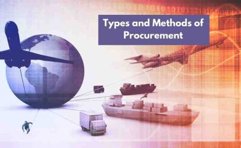What are the types of procurement and procurement methods