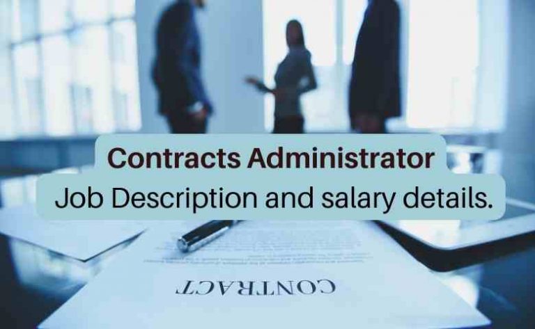 Contracts Administrator Job Description and salary details.