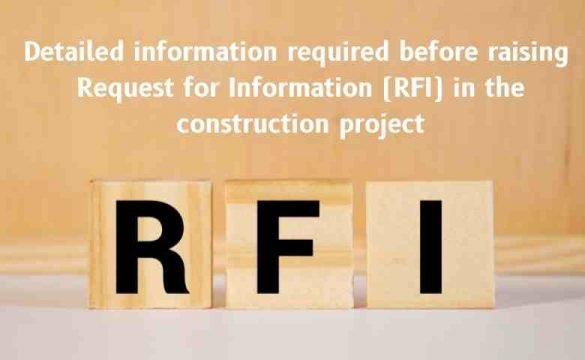 Detailed information before raising a Request for Information (RFI)