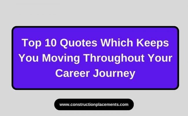 Top 10 Quotes With Deep Meaning About Your Career Journey