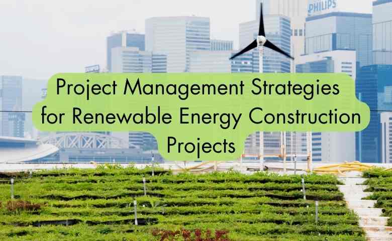 Project Management Strategies For Renewable Energy Construction Projects