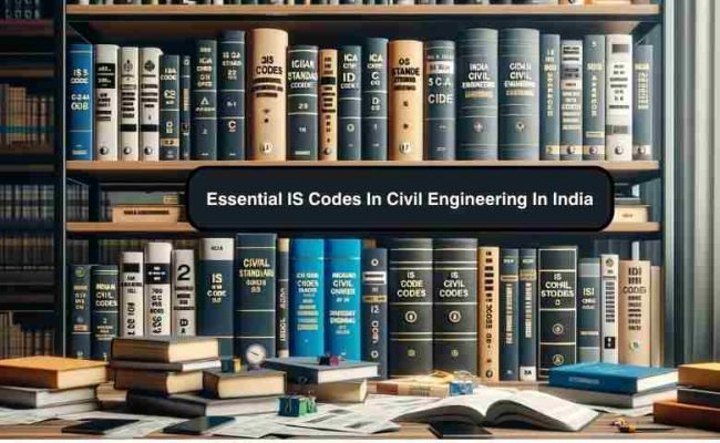 Essential IS Codes In Civil Engineering In India