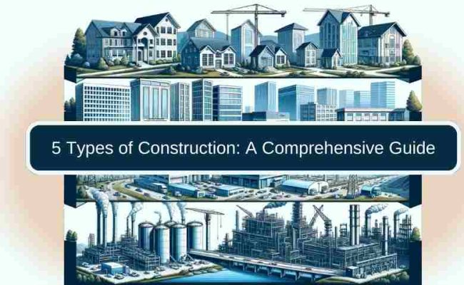 5 Types of Construction: A Comprehensive Guide