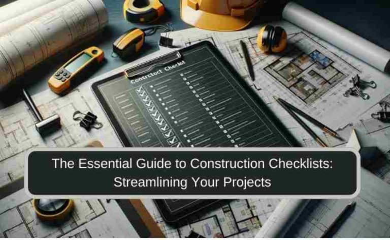 Construction Checklist Guide: Optimize Your Projects