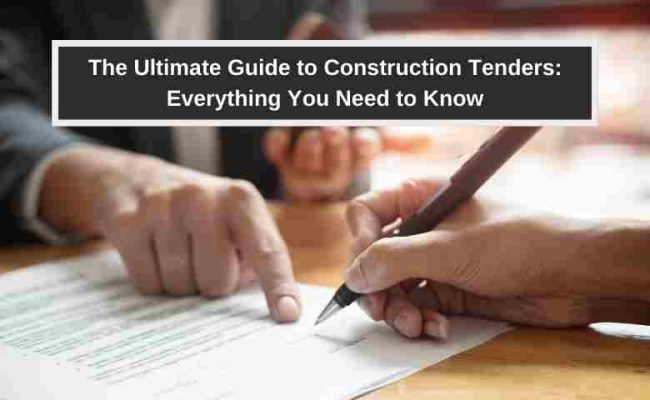 Master Construction Tenders: Complete Guide
