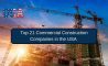 Top 21 Commercial Construction Companies in the USA for 2025