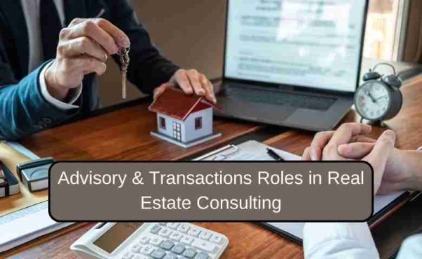 Advisory & Transactions Roles in Real Estate Consulting