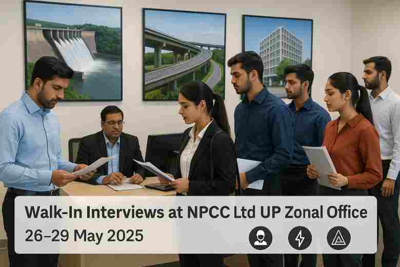 NPCC Ltd Walk-In Recruitment May 2025 in Lucknow for Engineers