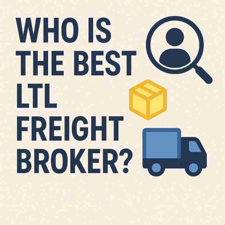 Who Is the Best LTL Freight Broker?