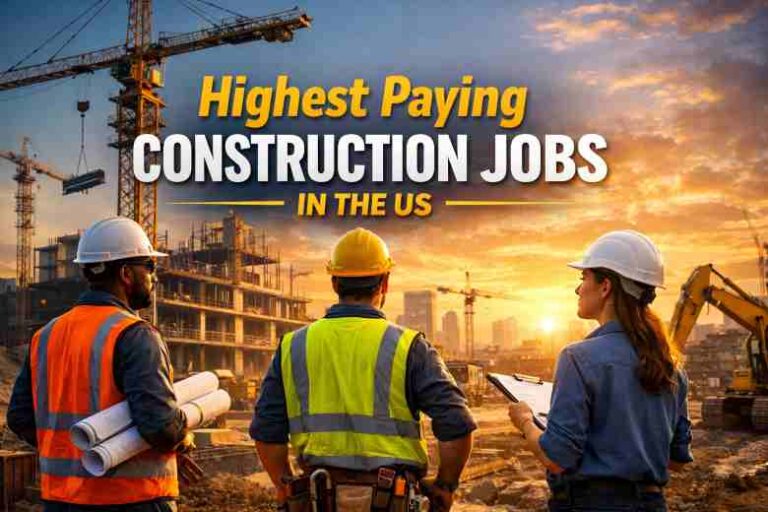 The Highest Paying Construction Jobs in US You Can Pursue 2026