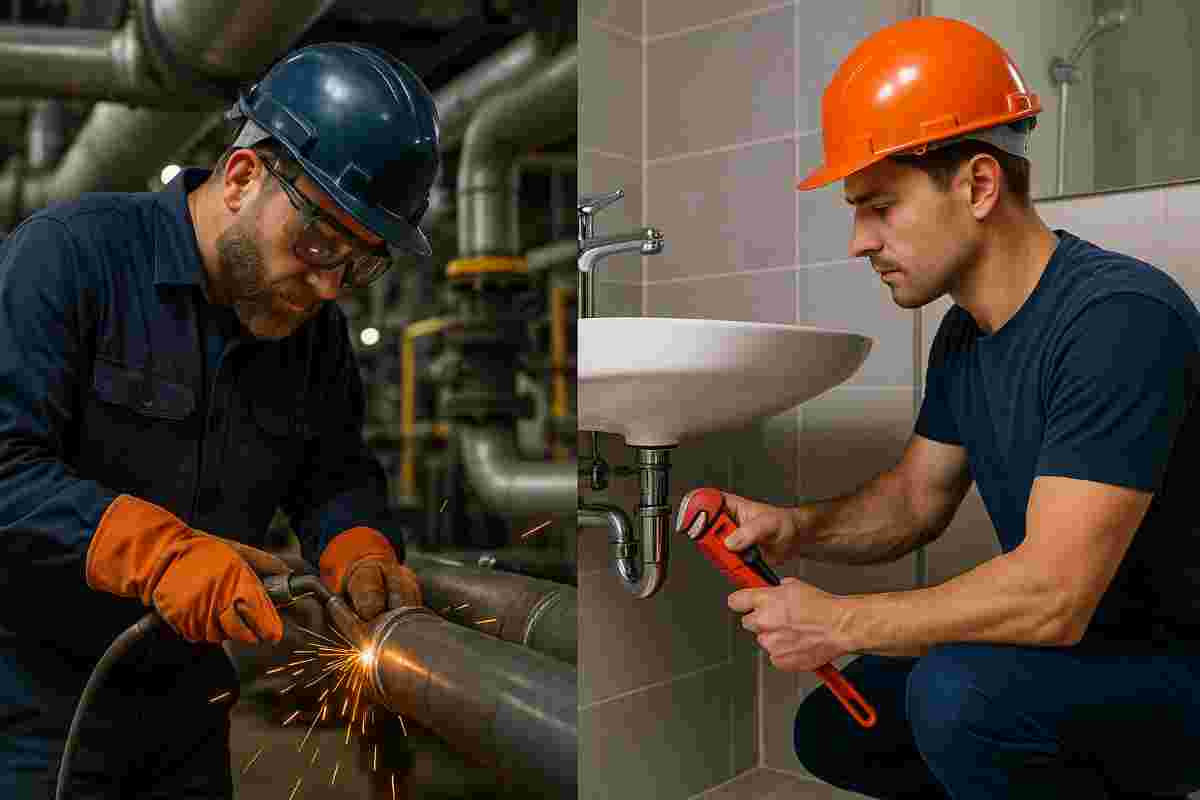 Pipefitter vs Plumber: Key Differences, Skills & Career Outlook
