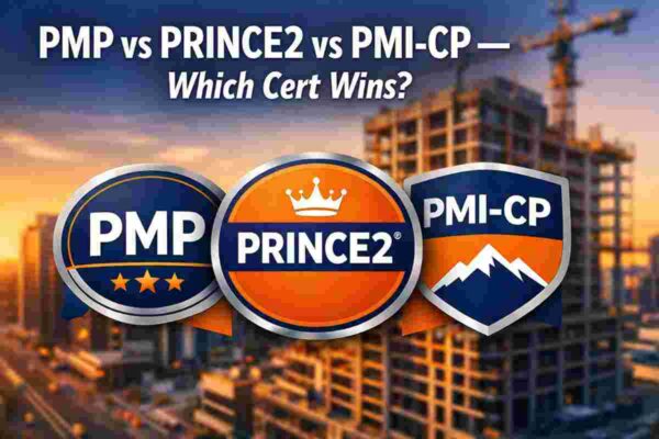 PMP vs PRINCE2 vs PMI-CP: Best Construction Cert 2026