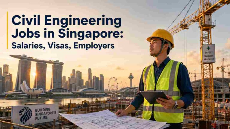 Civil Engineering Jobs in Singapore 2026: Salary & Visa Guide
