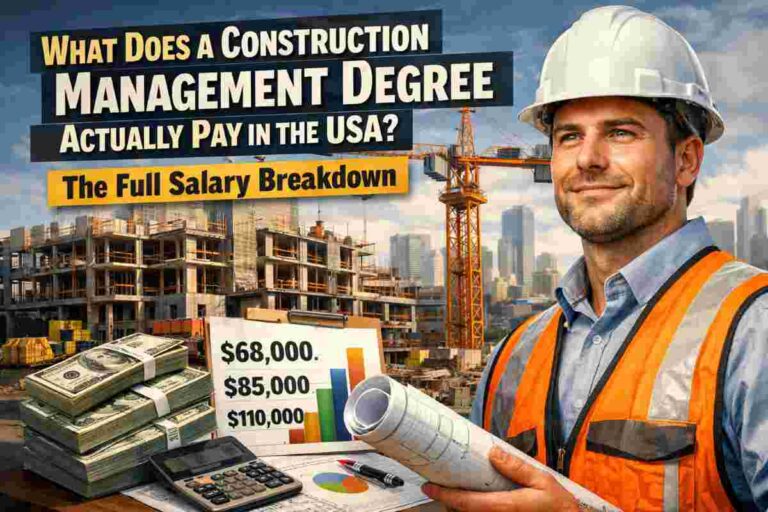 Construction Management Degree Salary (2026 Data)