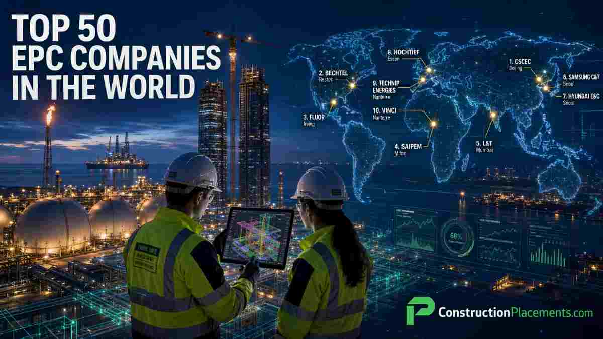 Top 50 EPC Companies in the World 2026 | Global List