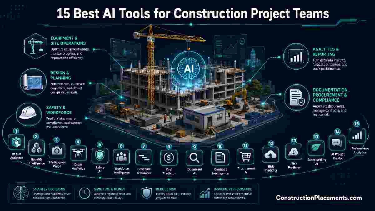 15 Best AI Tools for Construction Project Teams in 2026