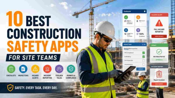 10 Best Construction Safety Apps for Site Teams (2026)