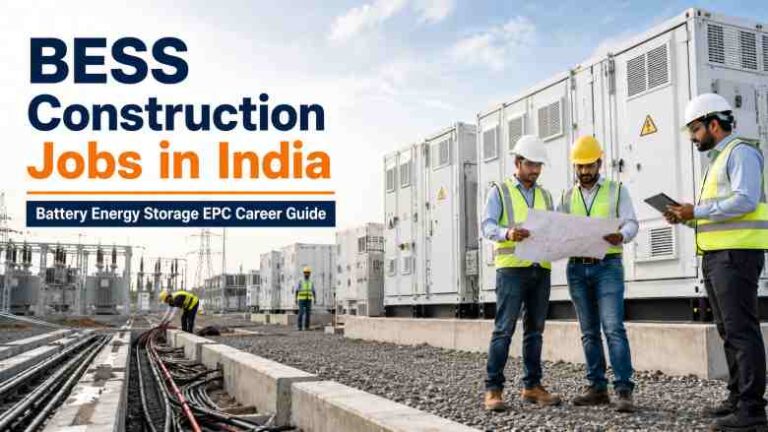 BESS Construction Jobs in India: Battery Energy Storage EPC Career ...